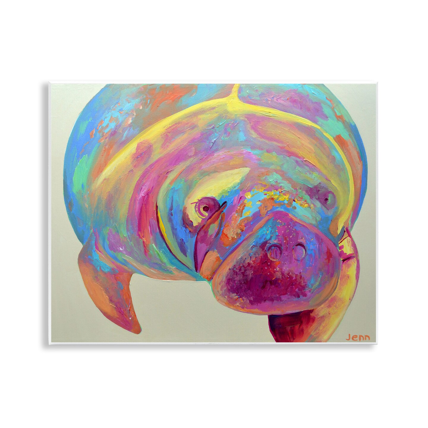 Mixed Hue Manatee Wall Plaque Art | Michaels