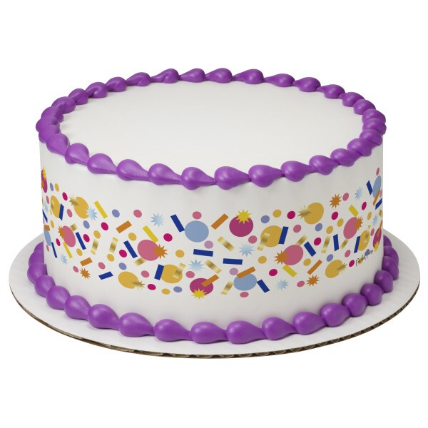 Packed Party Edible Cake Topper Image Strips 3ct | Michaels