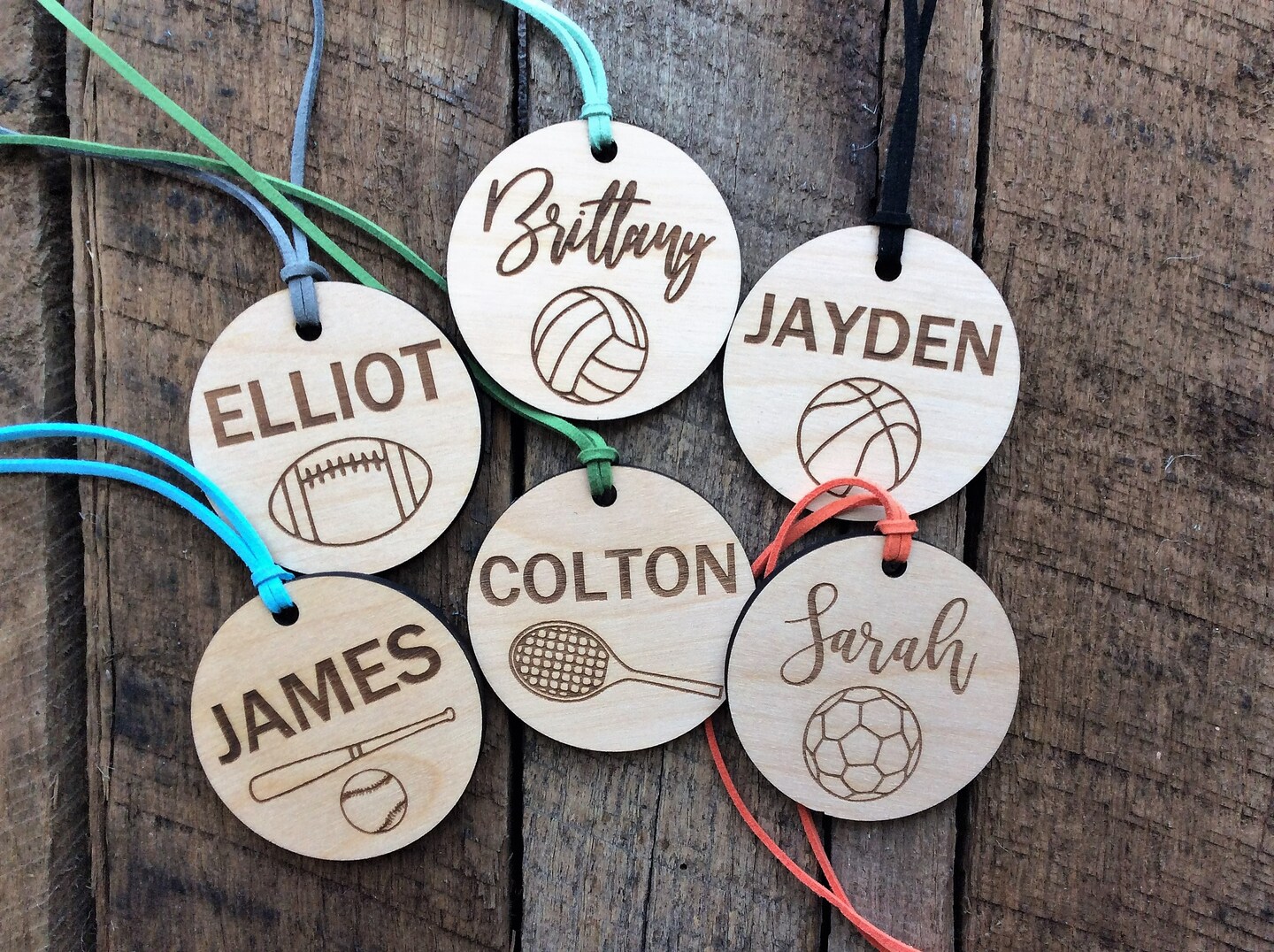 Personalized Sports Bag Tag, Backpack Name Tag, Team Gifts | MakerPlace ...