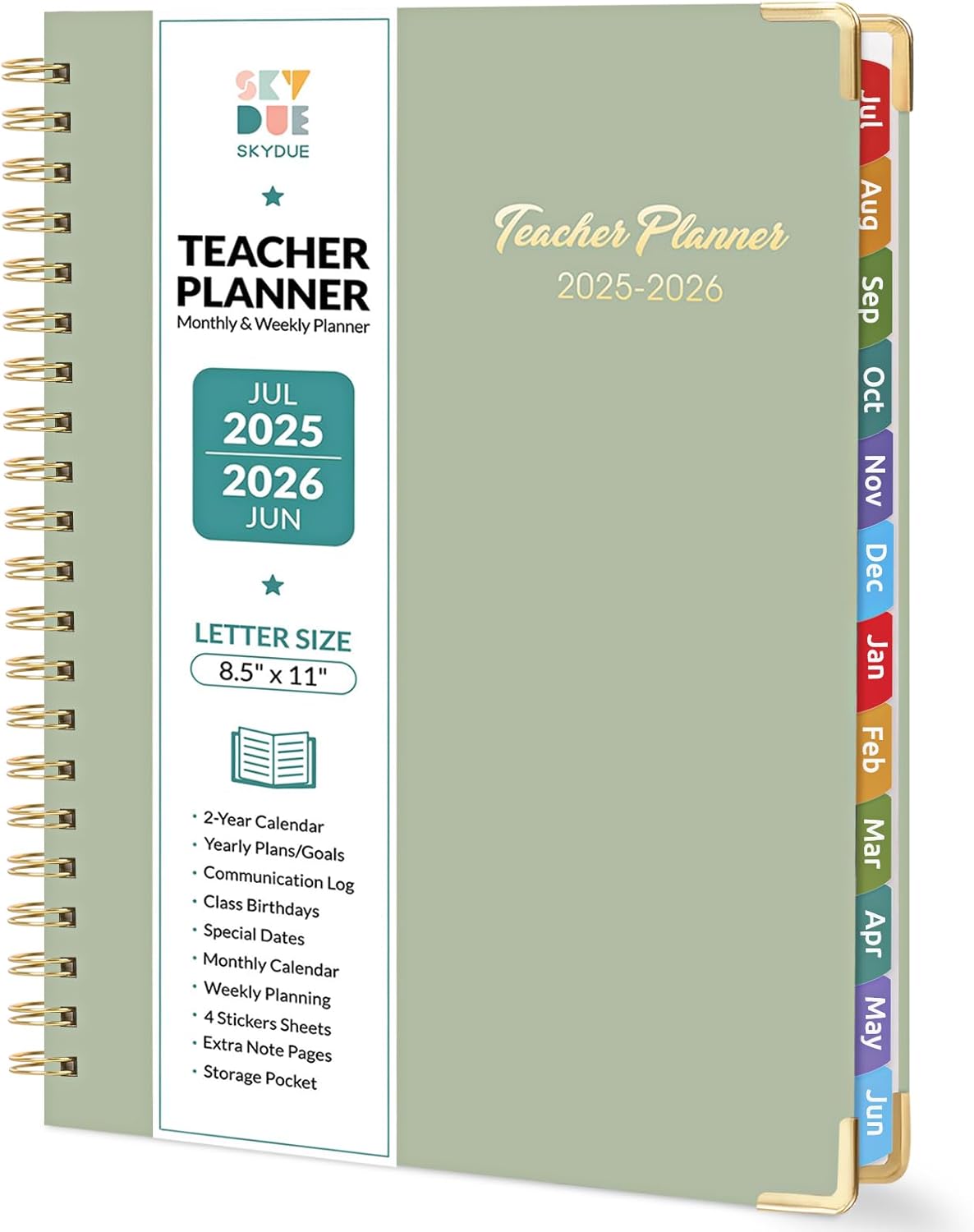 Teacher Planner 2025-2026 Academic Year - Green | Michaels