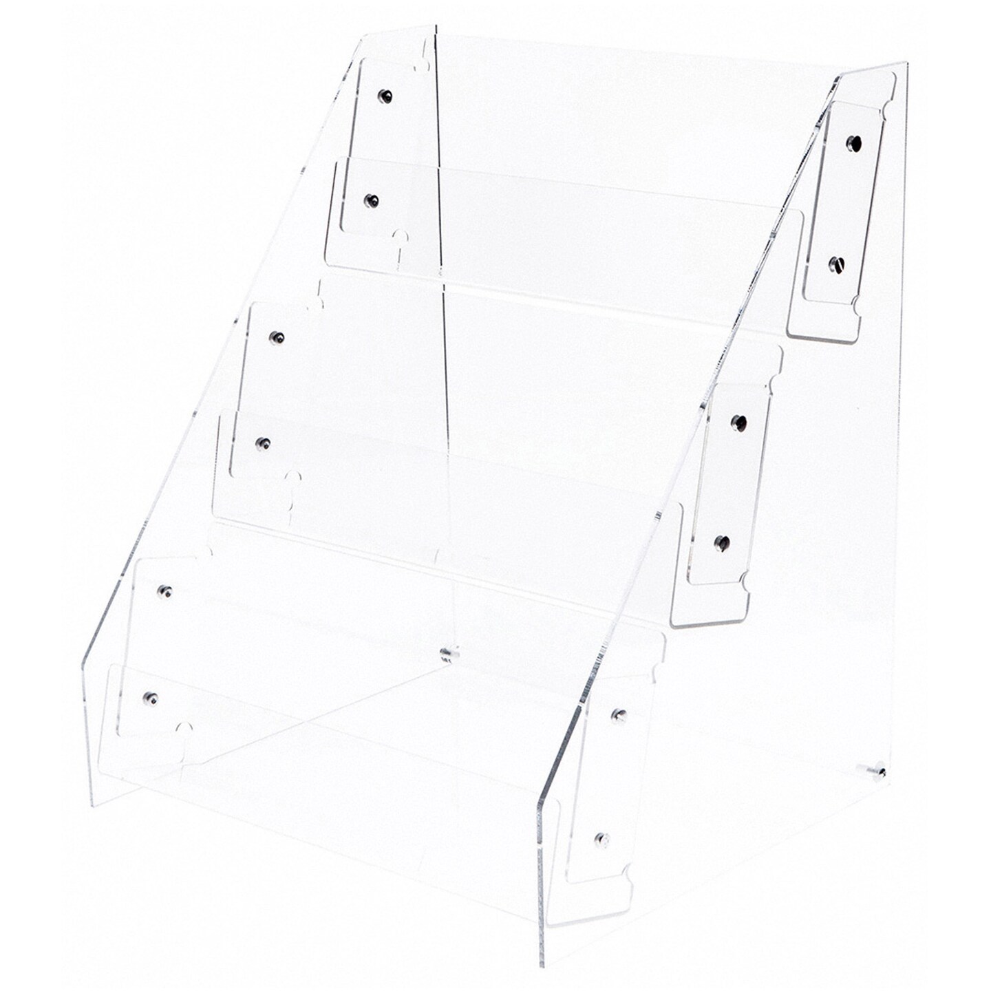 Plymor Clear Acrylic 4-Level Tilted Card Display Rack | Michaels