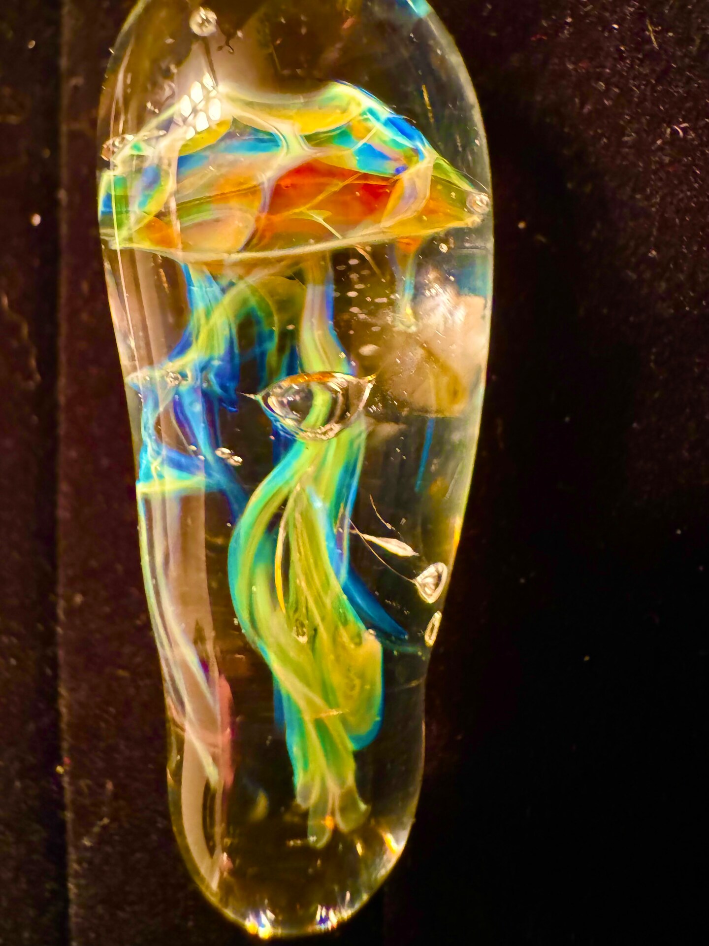 Handmade Glass Jellyfish Pendant | MakerPlace by Michaels