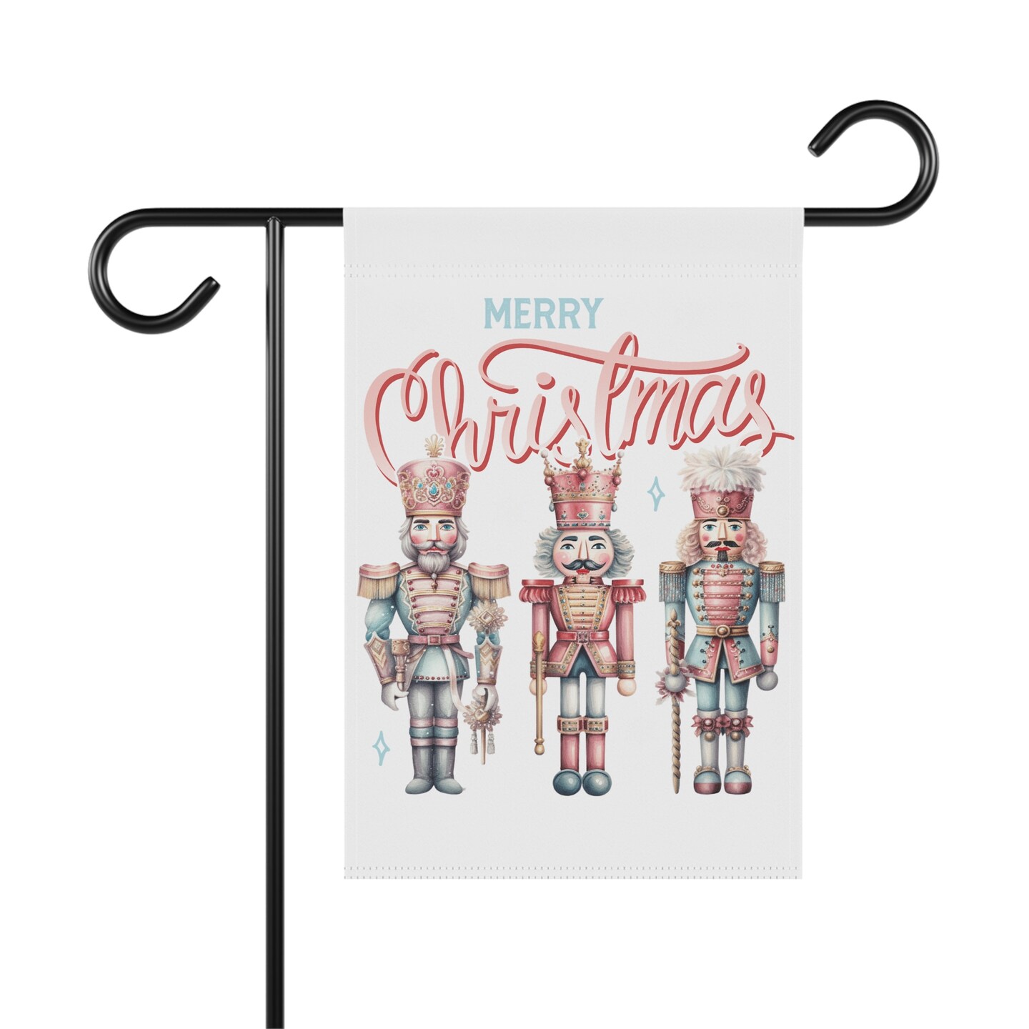 Christmas Flag, Nutcracker Yard Flag, Outdoor Christmas Flag, Vintage ...