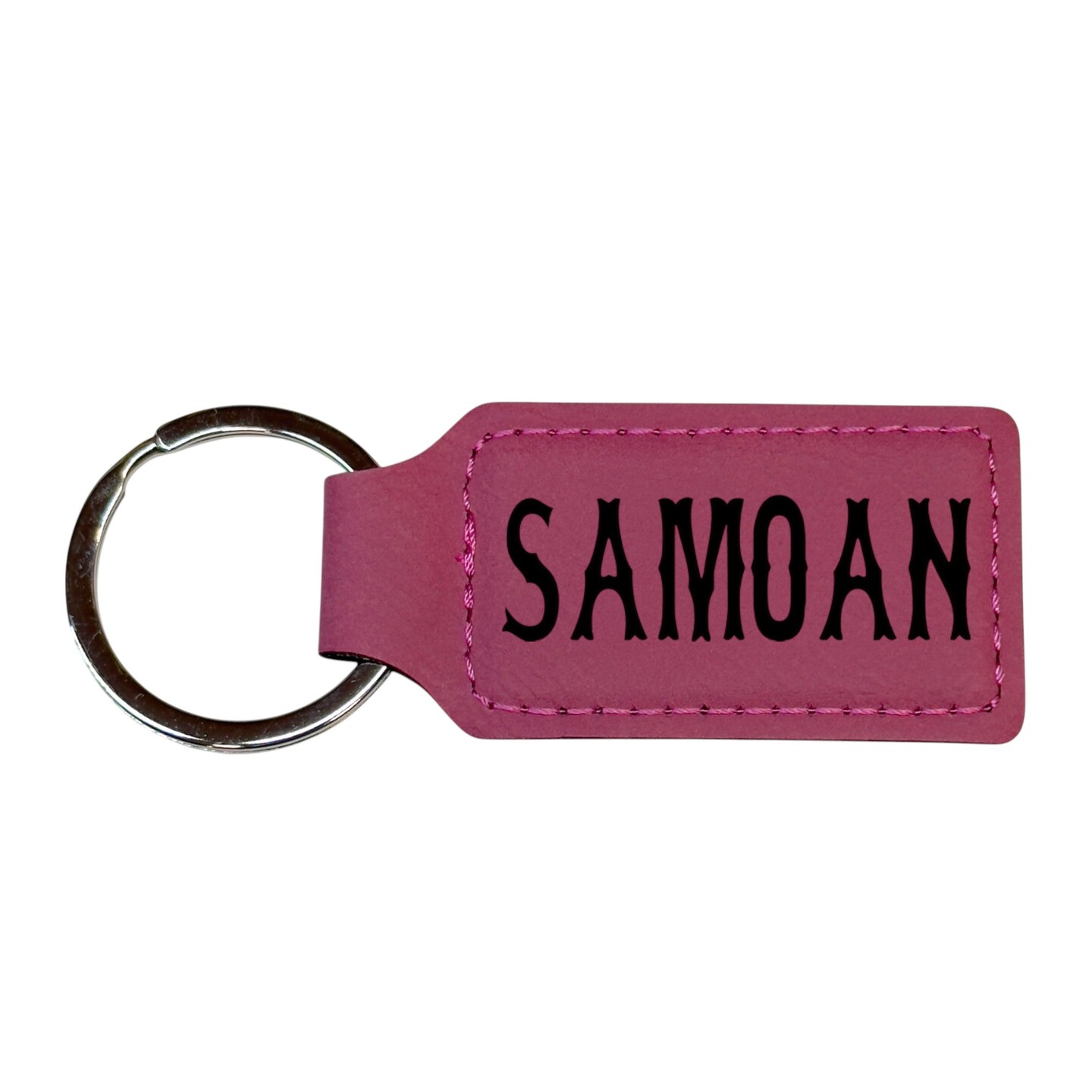 Keychain - Rectangle - Samoan - Leather | Michaels