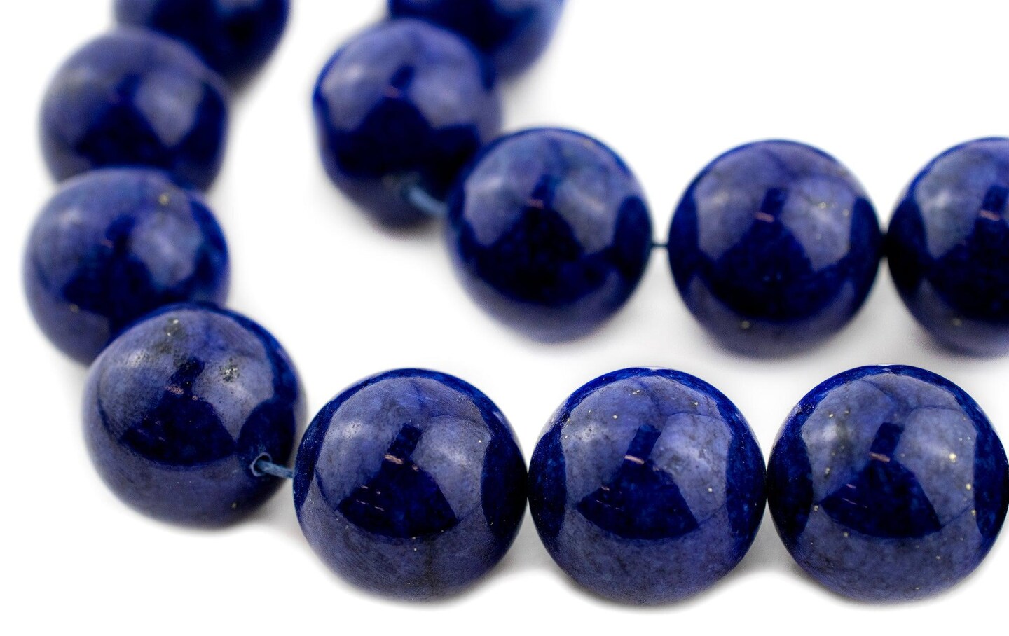 The Bead Chest Round Lapis Lazuli Beads (18mm) | Michaels