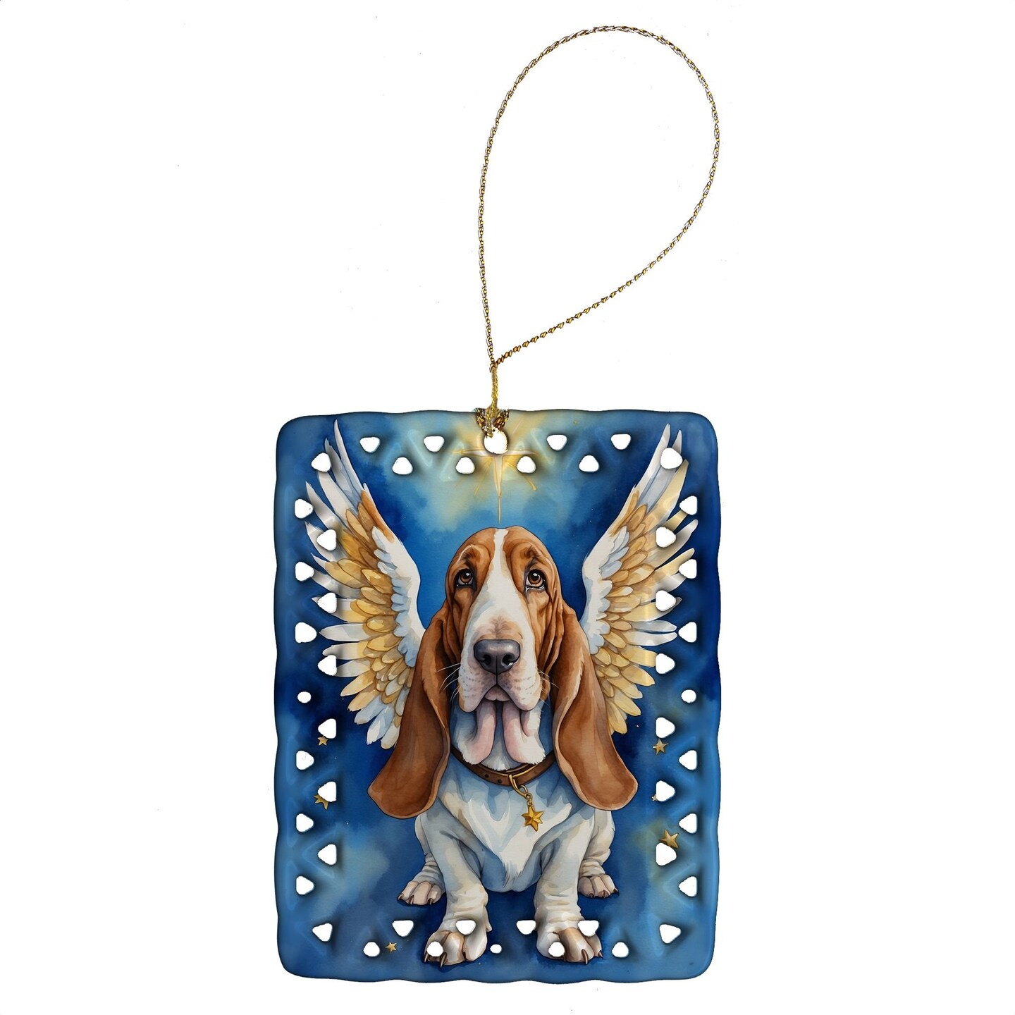 Edge Collections - 2.80" X 0.15" - Multicolor - Basset Hound My Angel ...