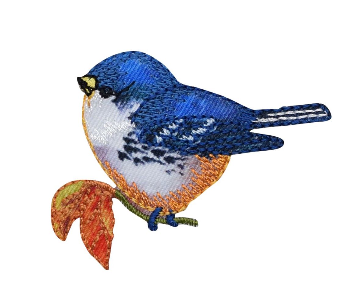 Bluebird Facing Left Embroidered, Iron on Patch | Michaels