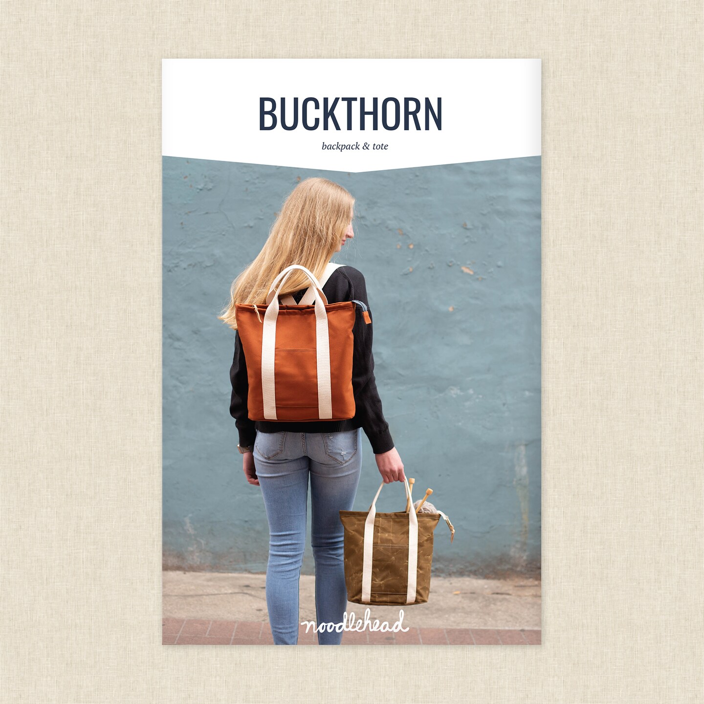 Buckthorn Backpack and Tote (ag 547) | Noodlehead | Sewing Pattern ...
