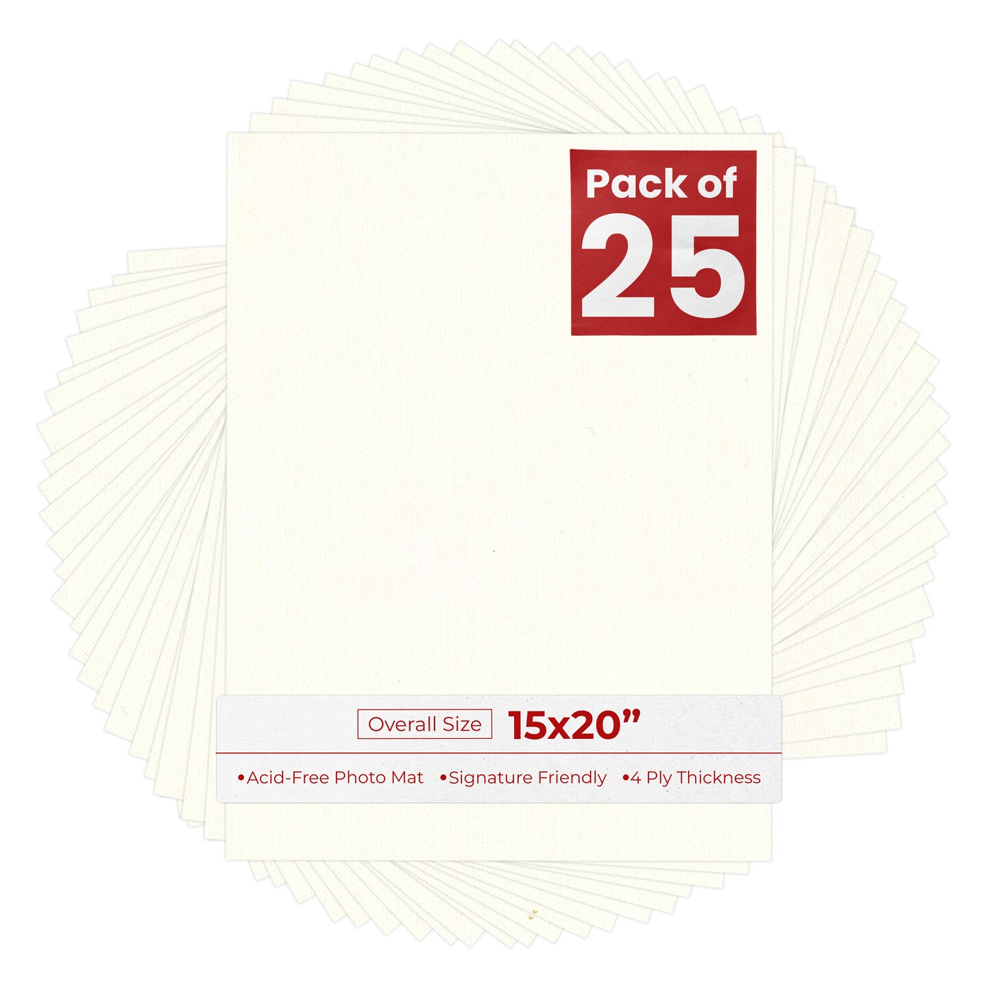 Beige Canvas 15x20 Uncut Mat Board - Blank Sheets, No Opening, Color ...