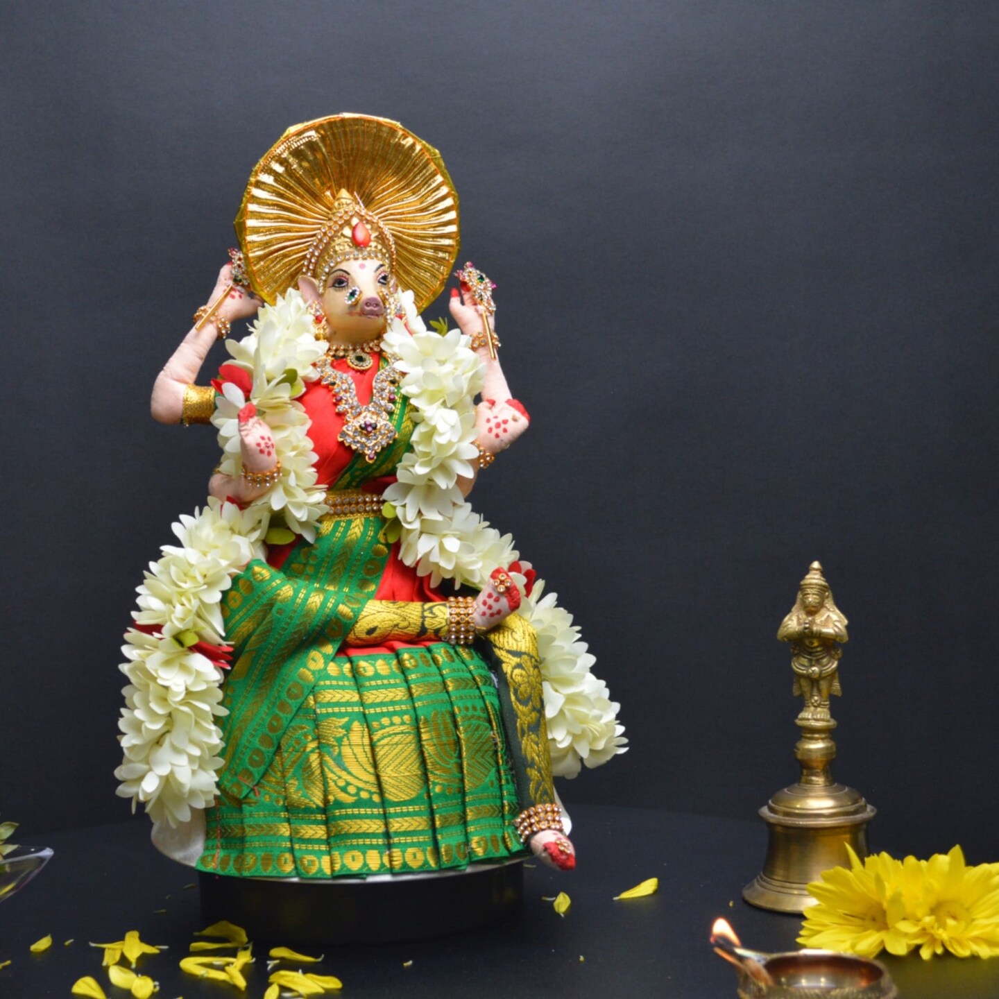 Varahi Amman Devi Doll Goddess Varahi Maa Statue Idol for Pooja Room ...