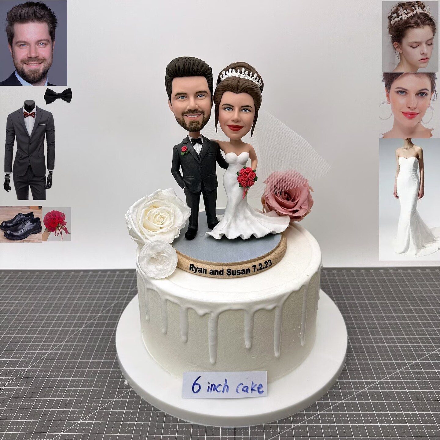 Custom Wedding Bobbleheads, Personalized Wedding Toppers Figurines ...