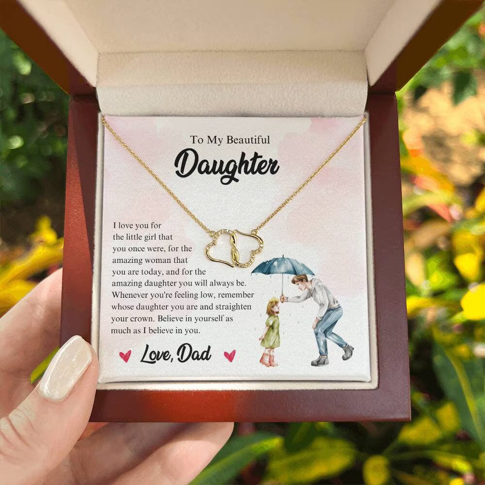 Real Gold Necklace - The ultimate gift for daughter Diamond Necklace ...