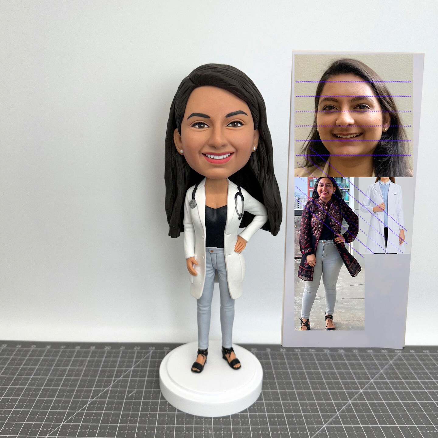 Custom Female Doctor Bobbleheads, Custom Girlfriend Bobblehead ...