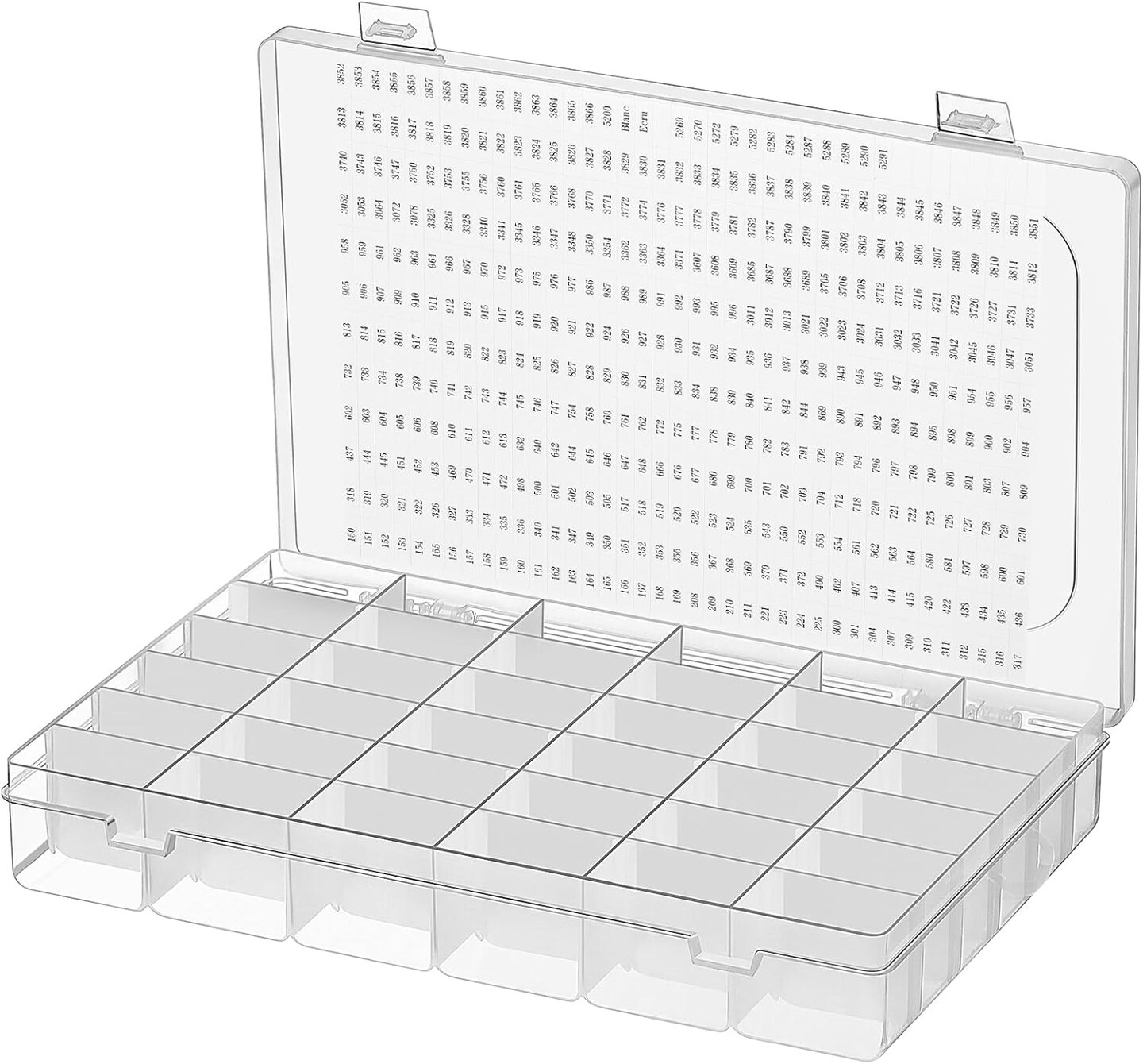 Embroidery Floss Organizer Box Set, Includes Compartments Cross Stitch ...