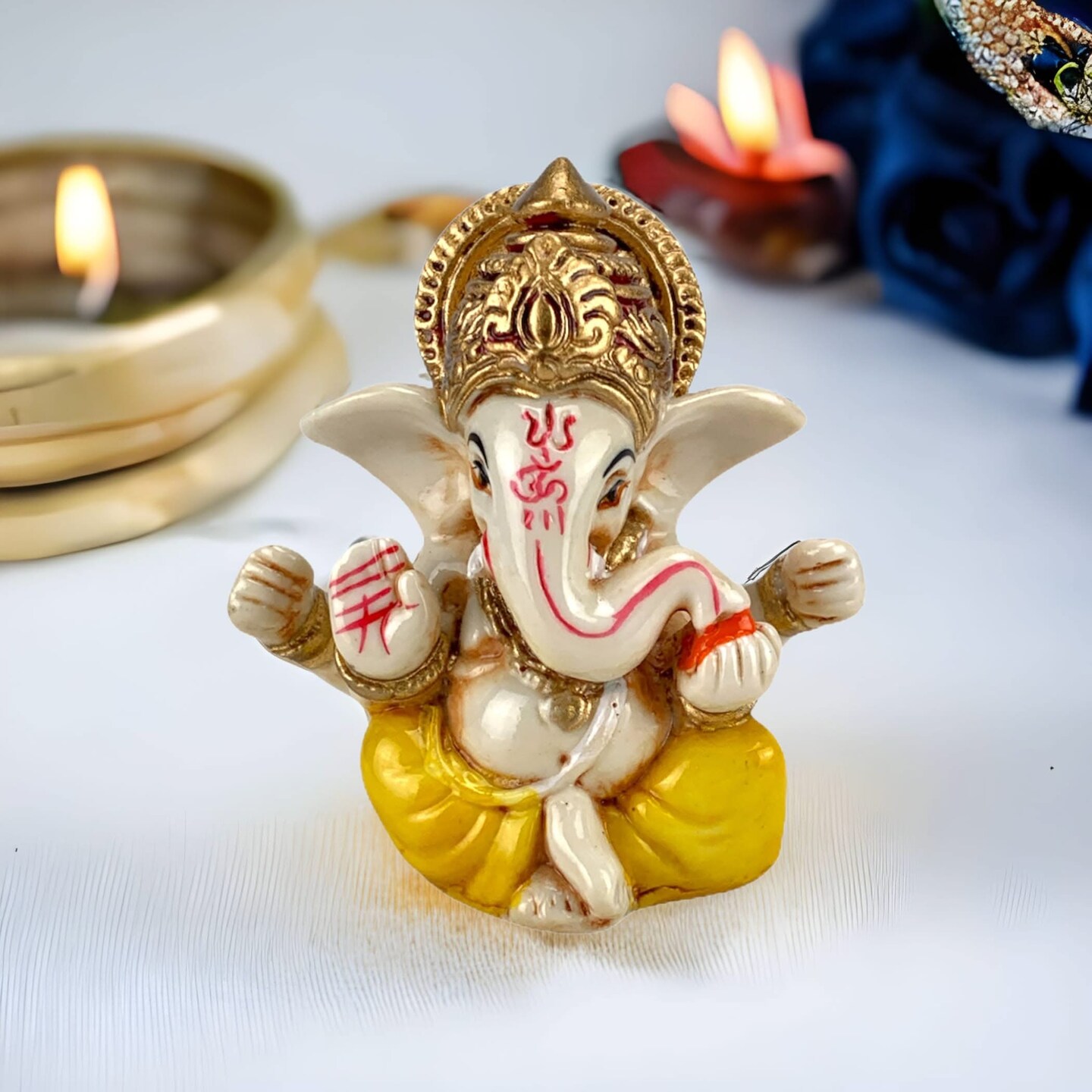 Acrylic Car Ganesha, Ganesha Pooja Favor, Housewarming Favor, Ganesh ...