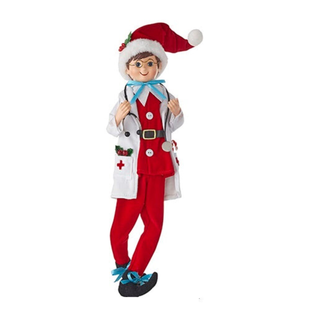 16" Posable Doctor Elf - Christmas Health Helper | Michaels