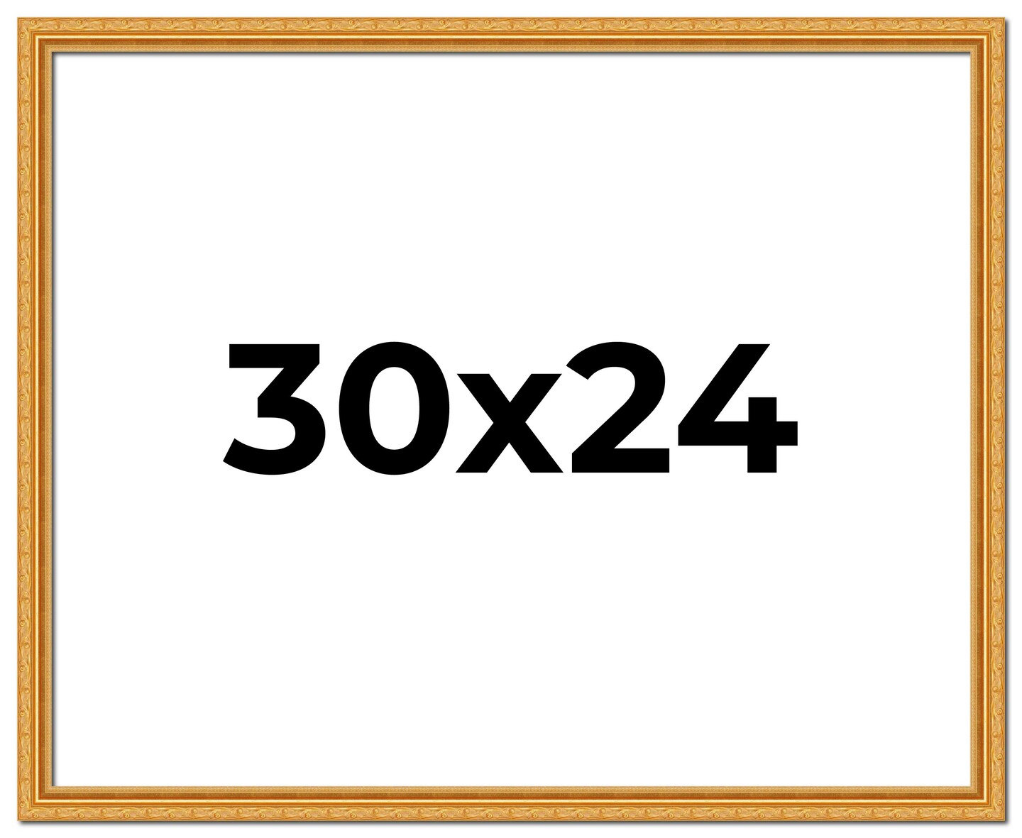 30x24 Solid Wood Antique Picture Frame with UV-Resistant Acrylic & Acid ...