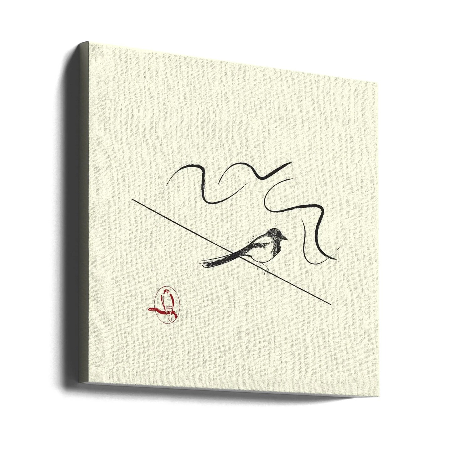 Magpie Square 24x24 Canvas - Corporate Office Art | Michaels