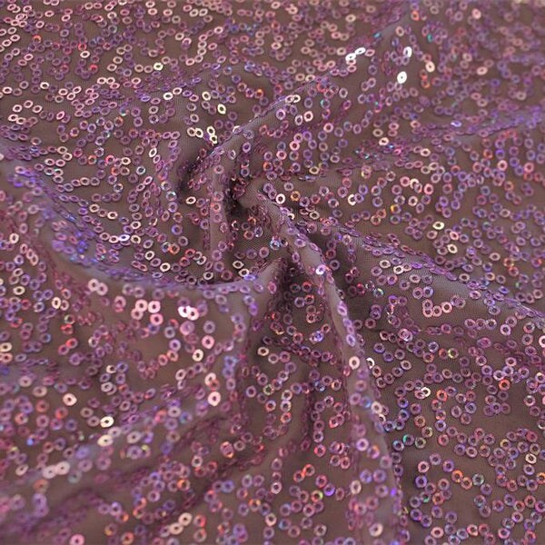 1 Yard Blue Moon Spandex Sequin Fabric, 93% Polyester, 7% Spandex, 36 ...