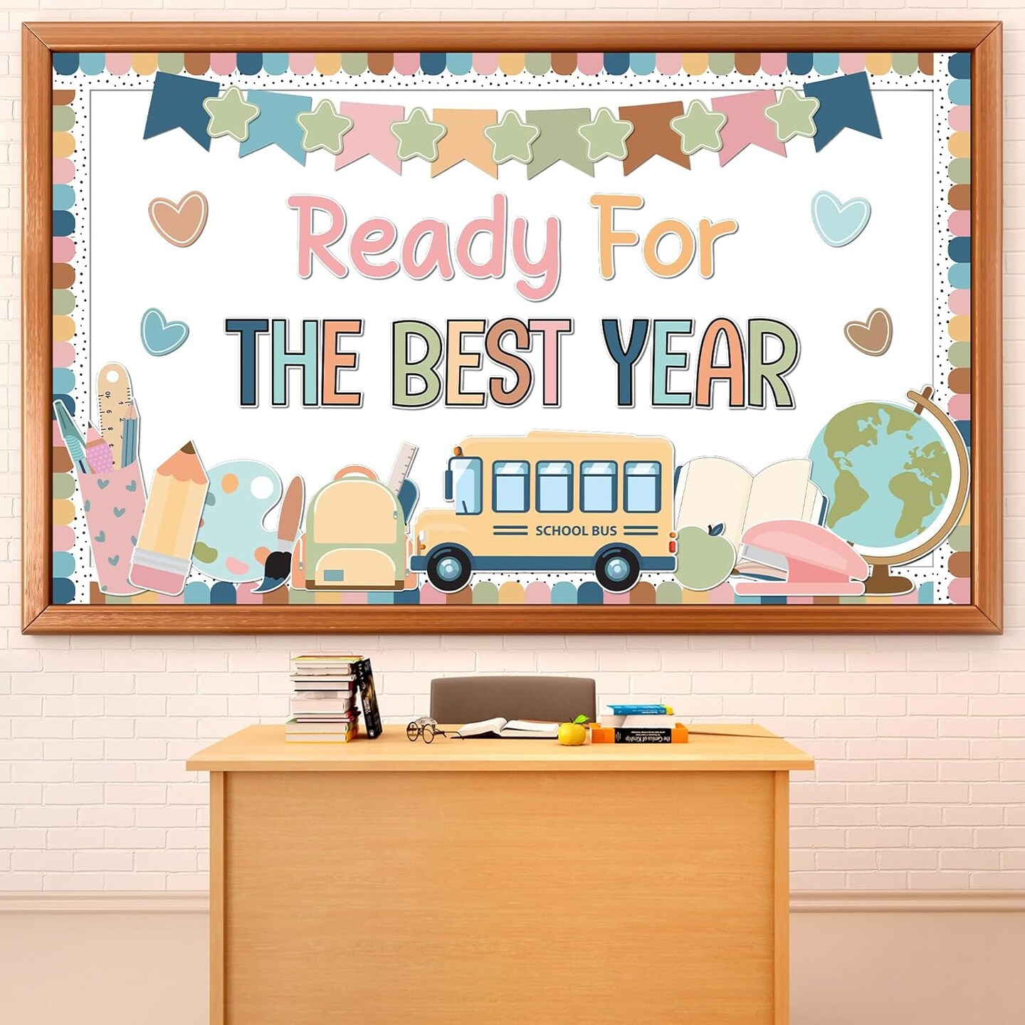 Boho Back to School Bulletin Board Decoration (Multi Color) | Michaels