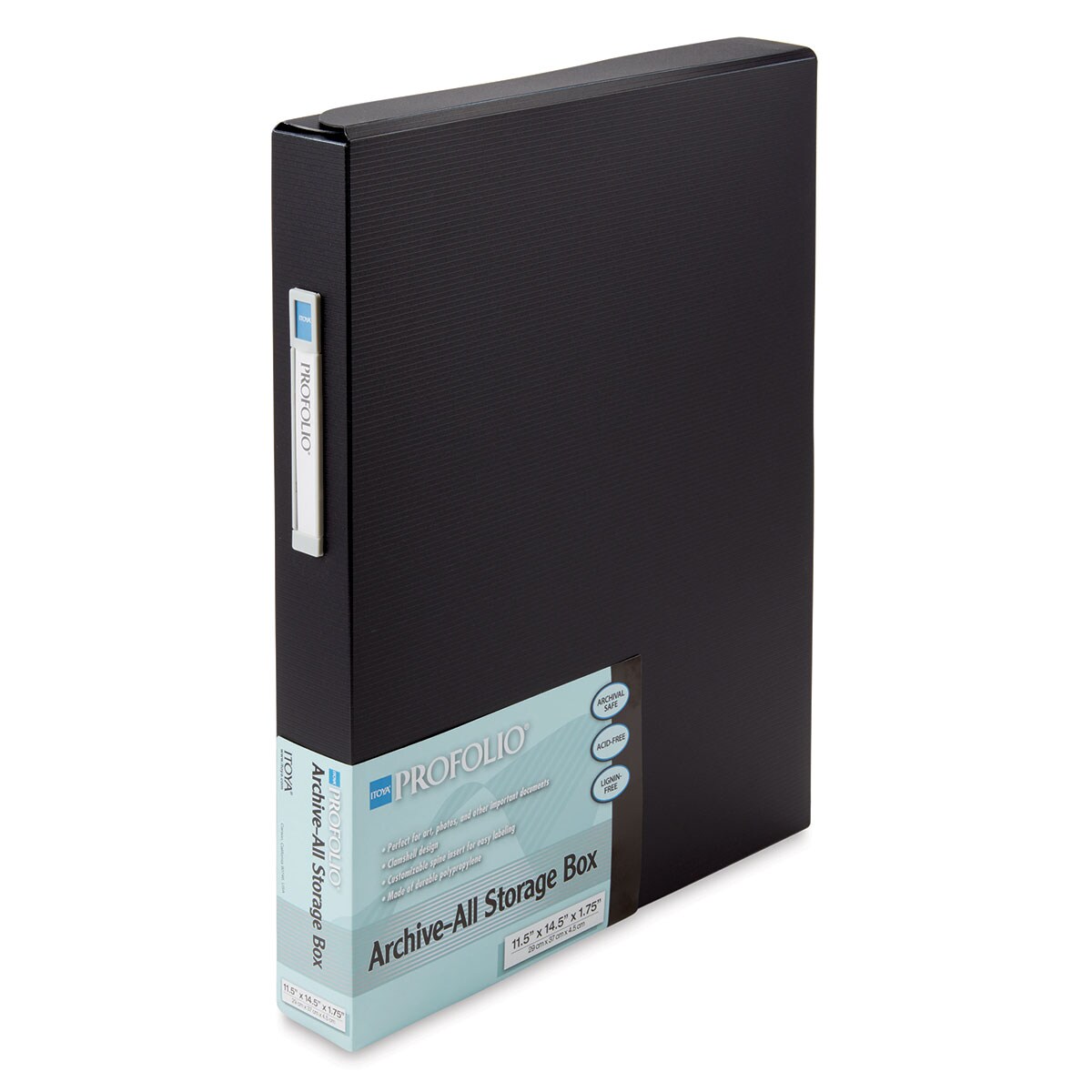 Itoya ProFolio Archive-All Storage Box - 11-1/2" x 14-1/2" x 1-3/4 ...
