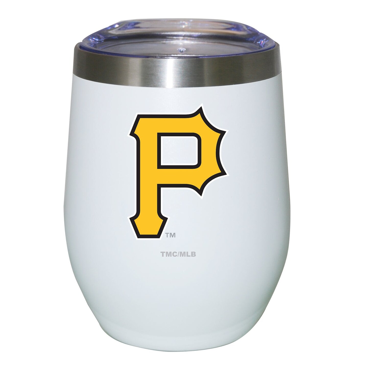12oz White Stainless Steel Stemless Tumbler | Pittsburgh Pirates | Michaels