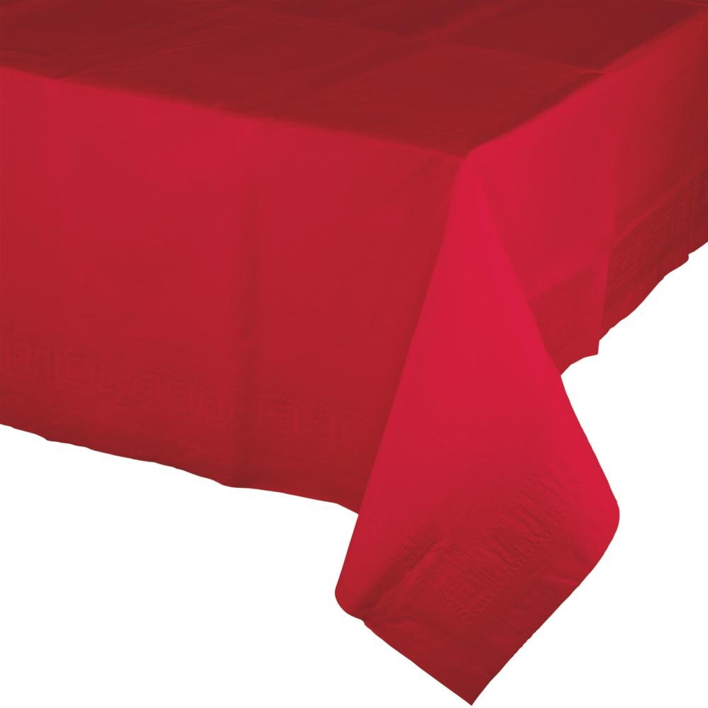 6 pc Bulk Classic Red Tablecover, 54X108" Paper/Poly | Michaels