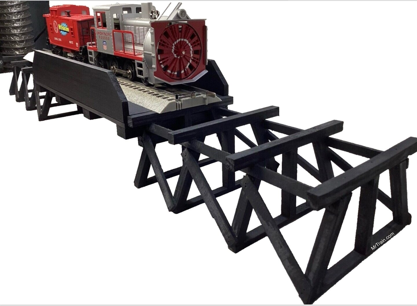 O Scale Girder Bridge with Trestle | 30" Long Miniature Train Railroad ...