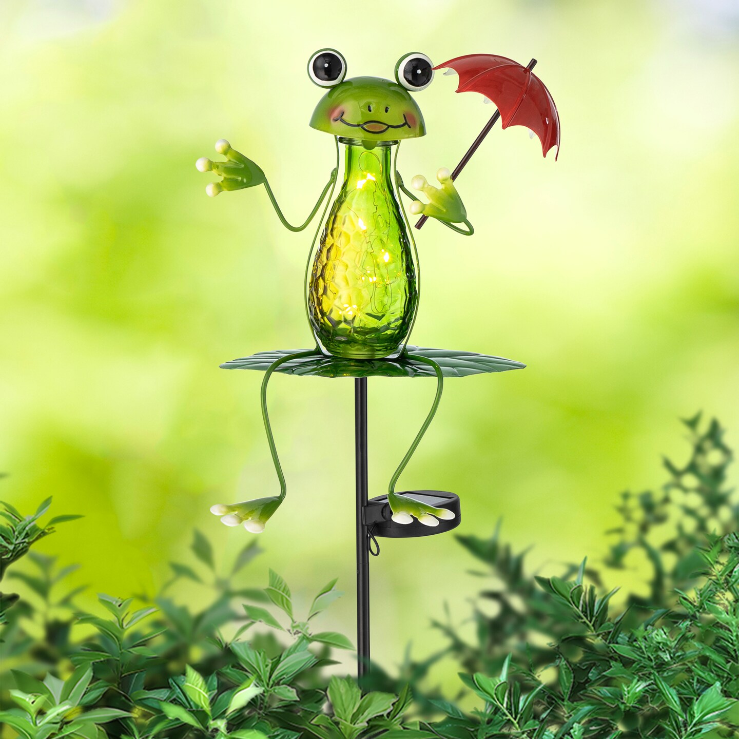 39"H Solar Frog Yardstake | Michaels