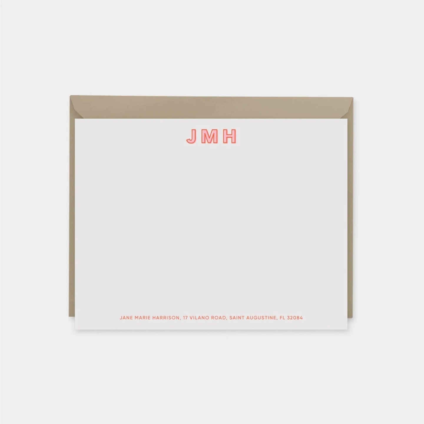 Modern Monogram Note Cards II | Michaels