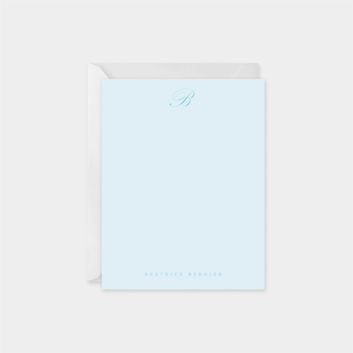 Script Monogram Note Card | Michaels