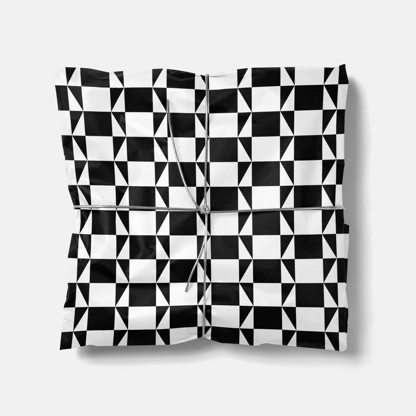 Black & White Geo Shape Gift Wrap IX | Michaels