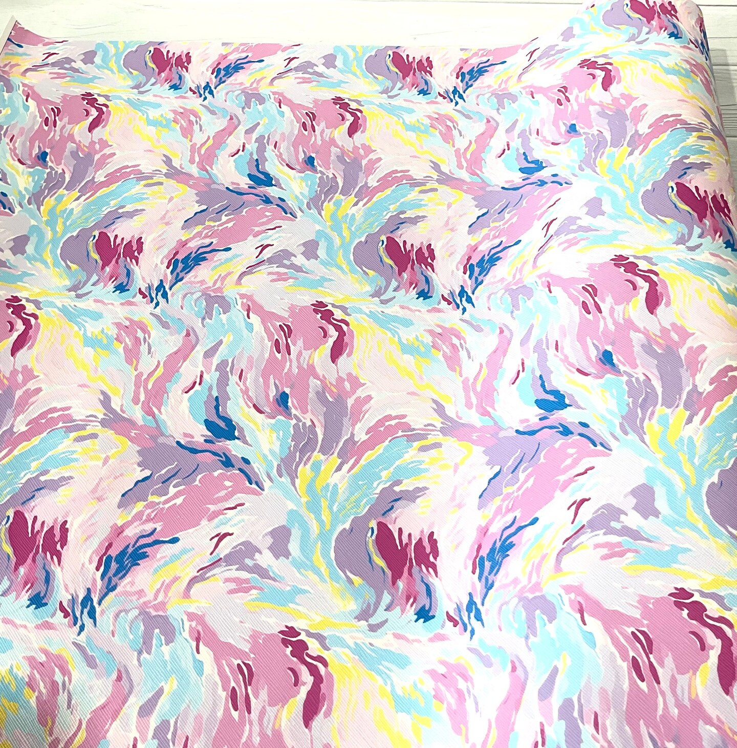 Sorbet Preppy Watercolor Textured Vinyl | Michaels