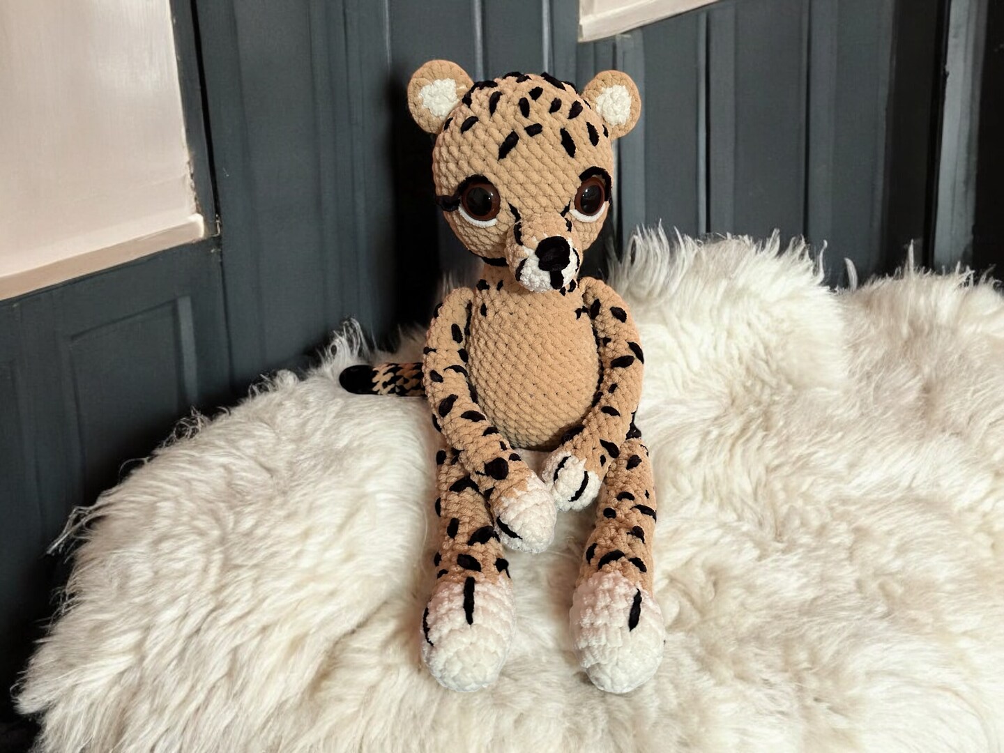 Zora the Cheetah, Stuffed Animal, Crochet, Plushie, Amigurumi ...