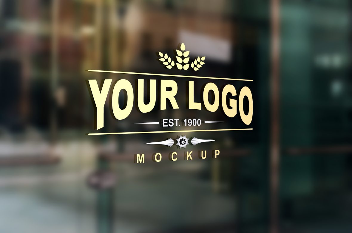 2X Your Custom Logo Storefront Vinyl Decal for Business | MakerPlace by ...