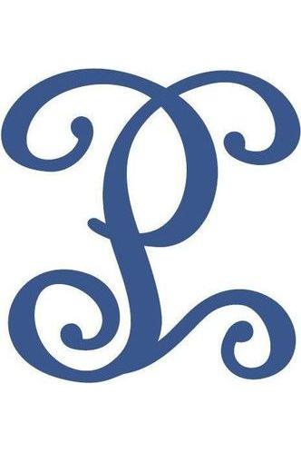 Vine Monogram Script Letter | Michaels