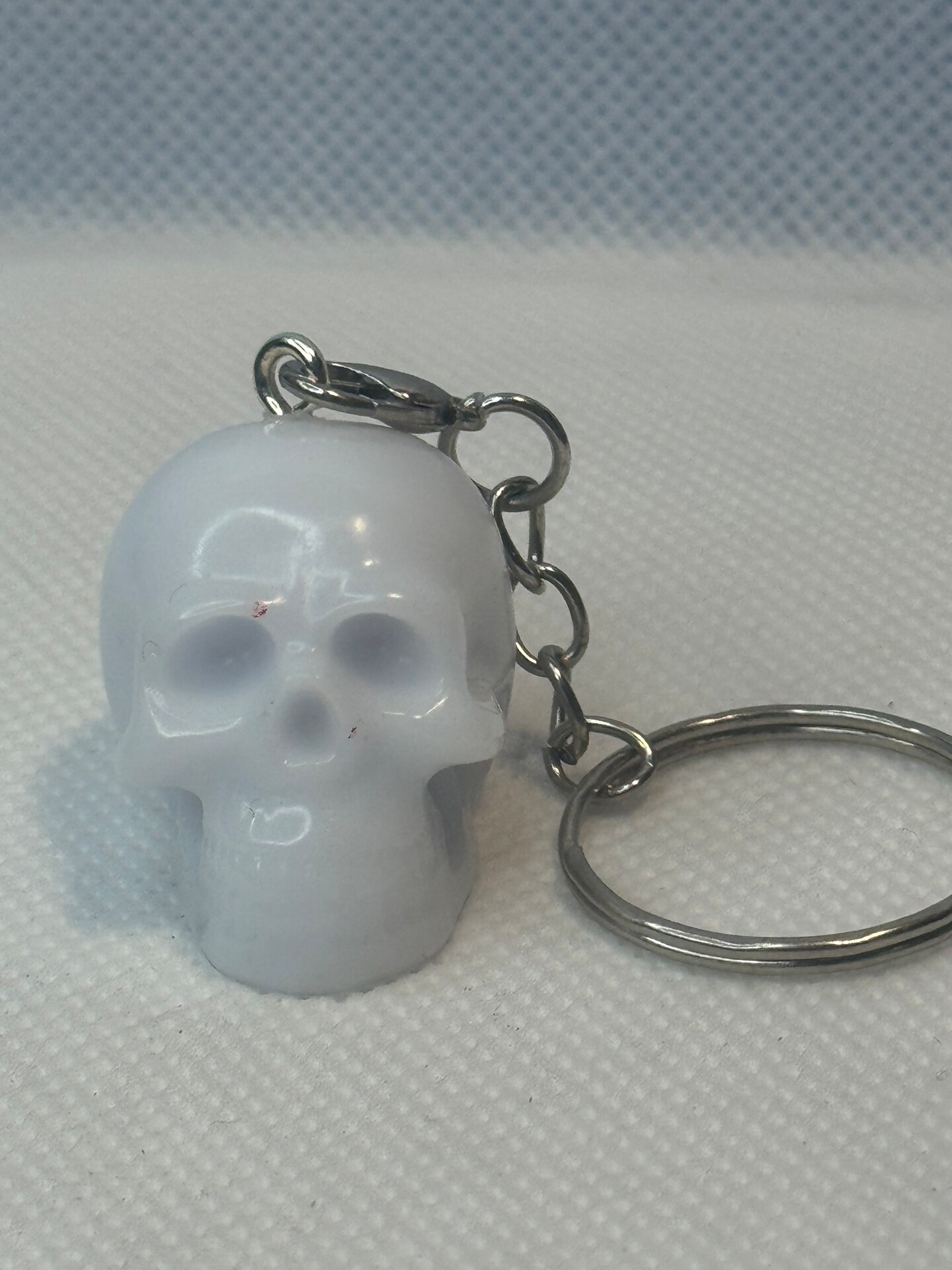 White Skull Keychain | MakerPlace by Michaels