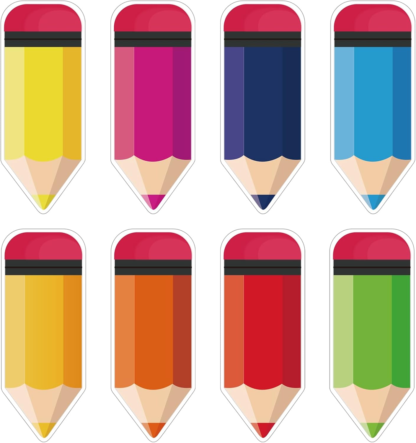 72 PCS Colorful Pencils Cutouts for Classroom Decoration | Michaels