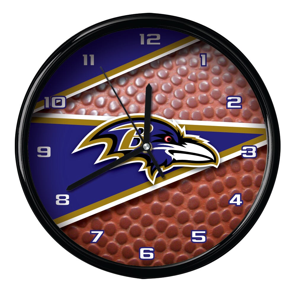 Baltimore Ravens Football Clock | Baltimore Ravens | Michaels