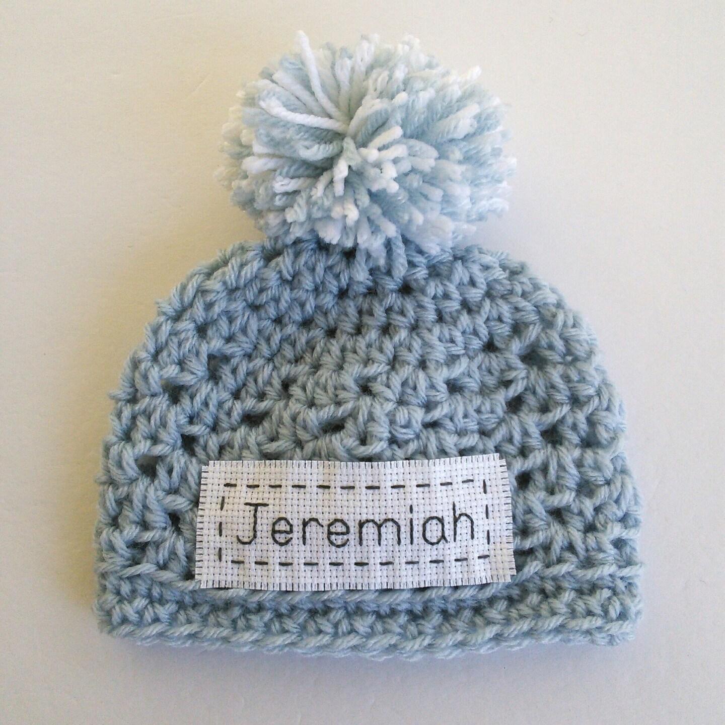 Personalized Baby Gift, Gender Reveal Hat, 47 Colors, Preemie to 1T-2T ...