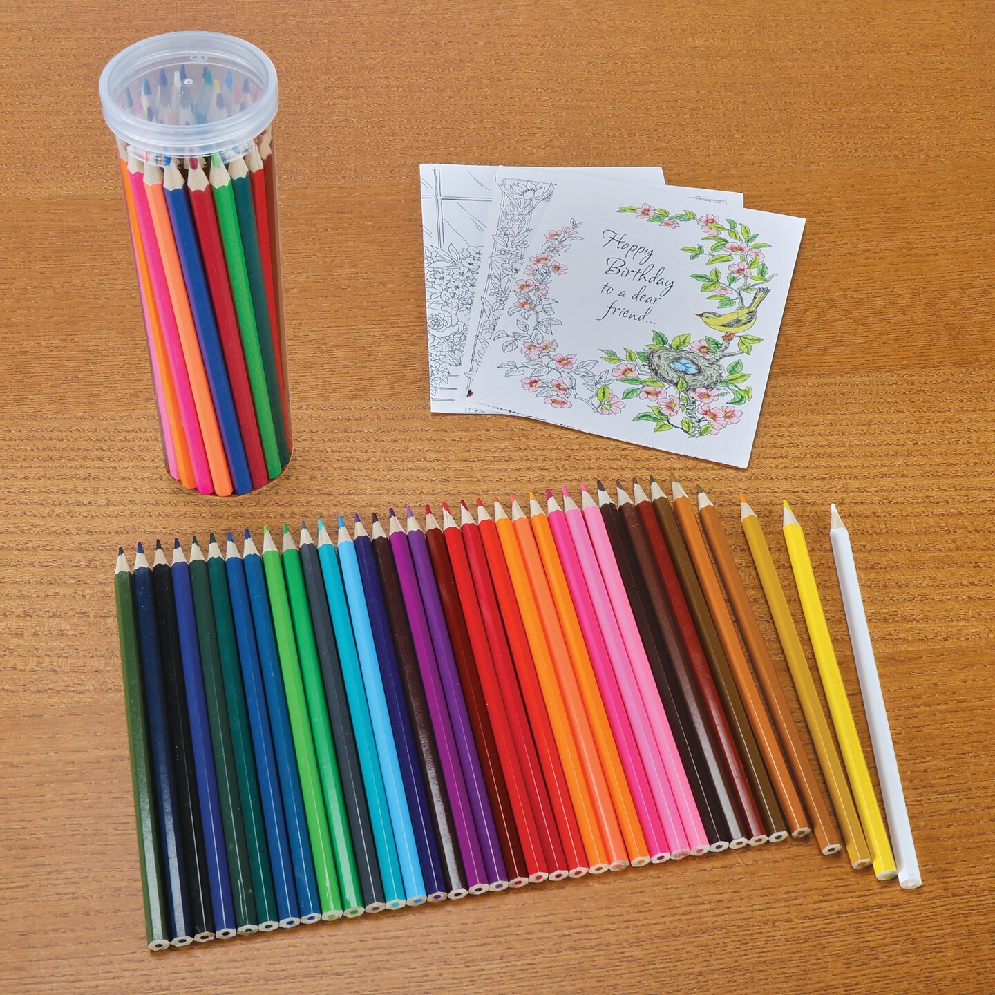 Collections Etc 36 Colored Pencils Deluxe Set with Storage Case | Michaels