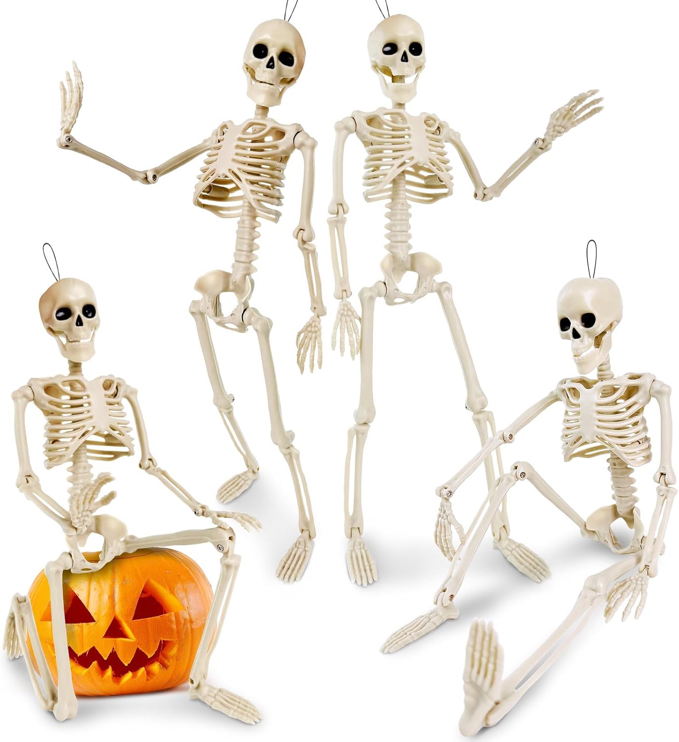 4 Pack Halloween Skeleton Decorations | Michaels