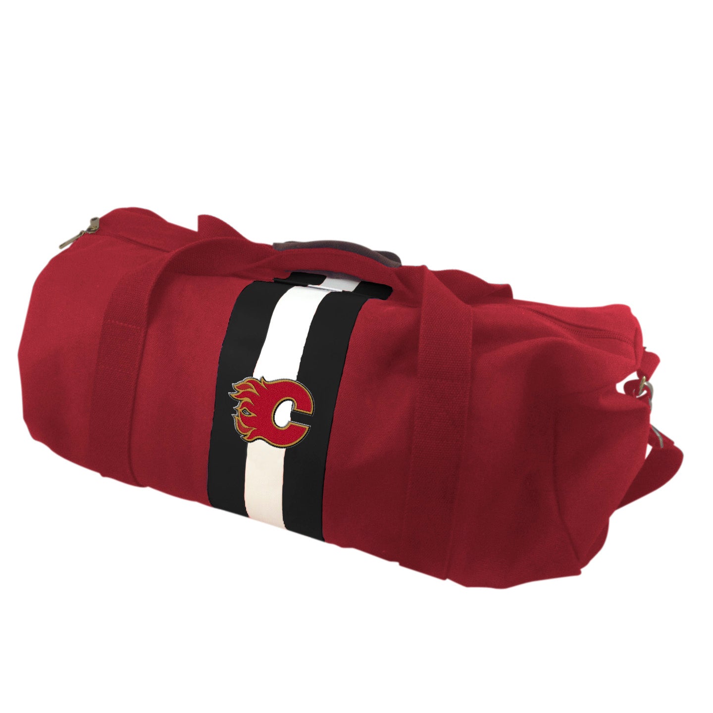 Uncanny Brands Calgary Flames Rugby Duffel Bag | Michaels