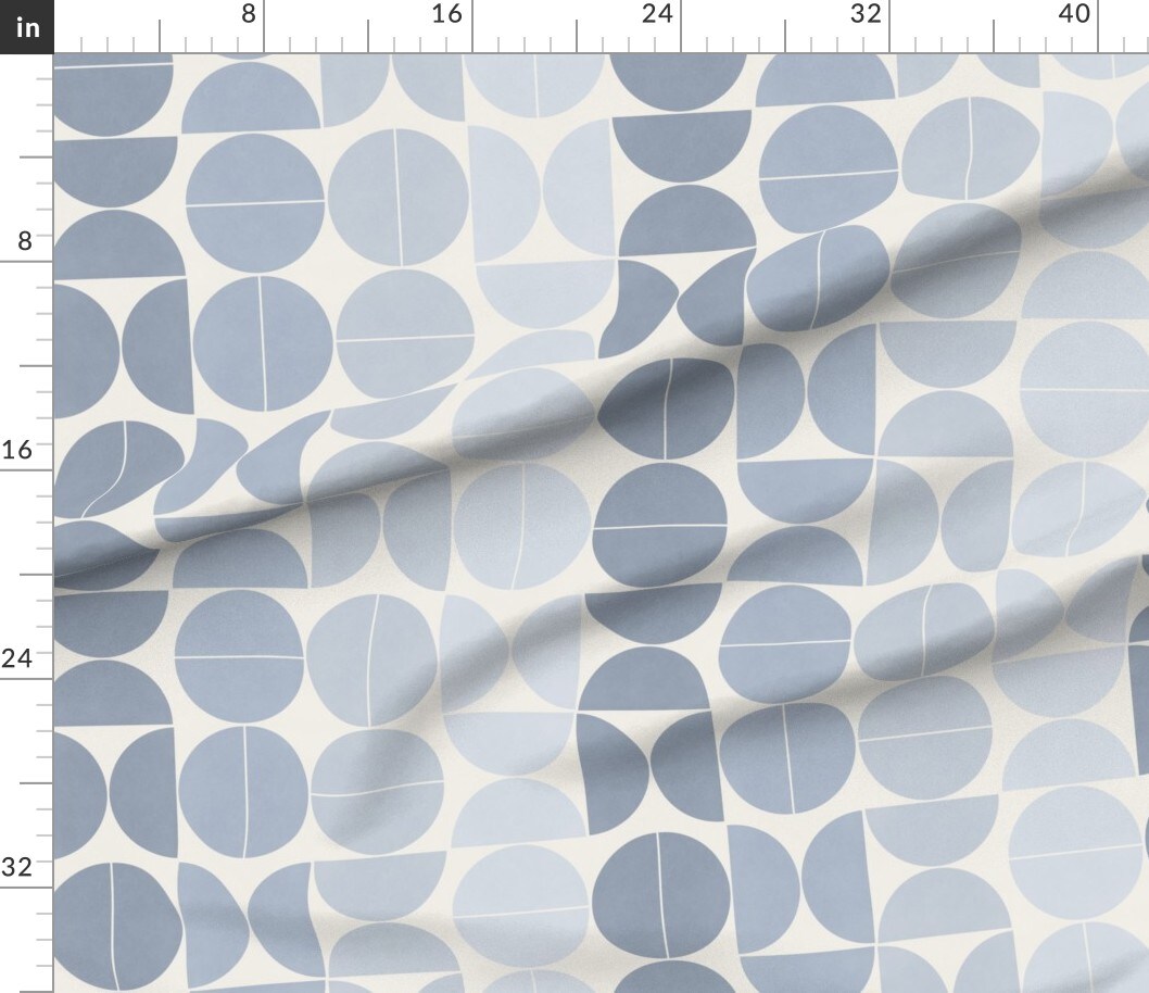 Various Fabrics by the Yard or Fat Quarter Scandi Blue Gradient ...