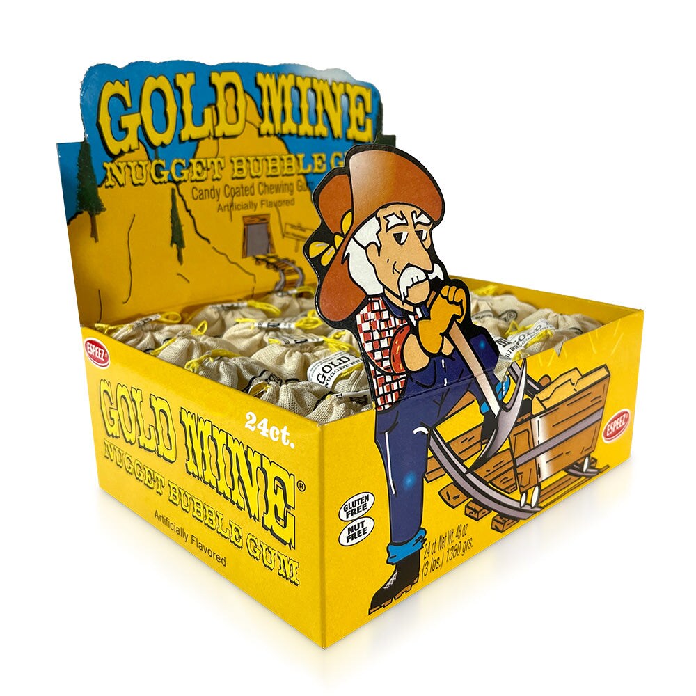 Espeez Gold Mine Nugget Bubble Gum 24Ct | Michaels