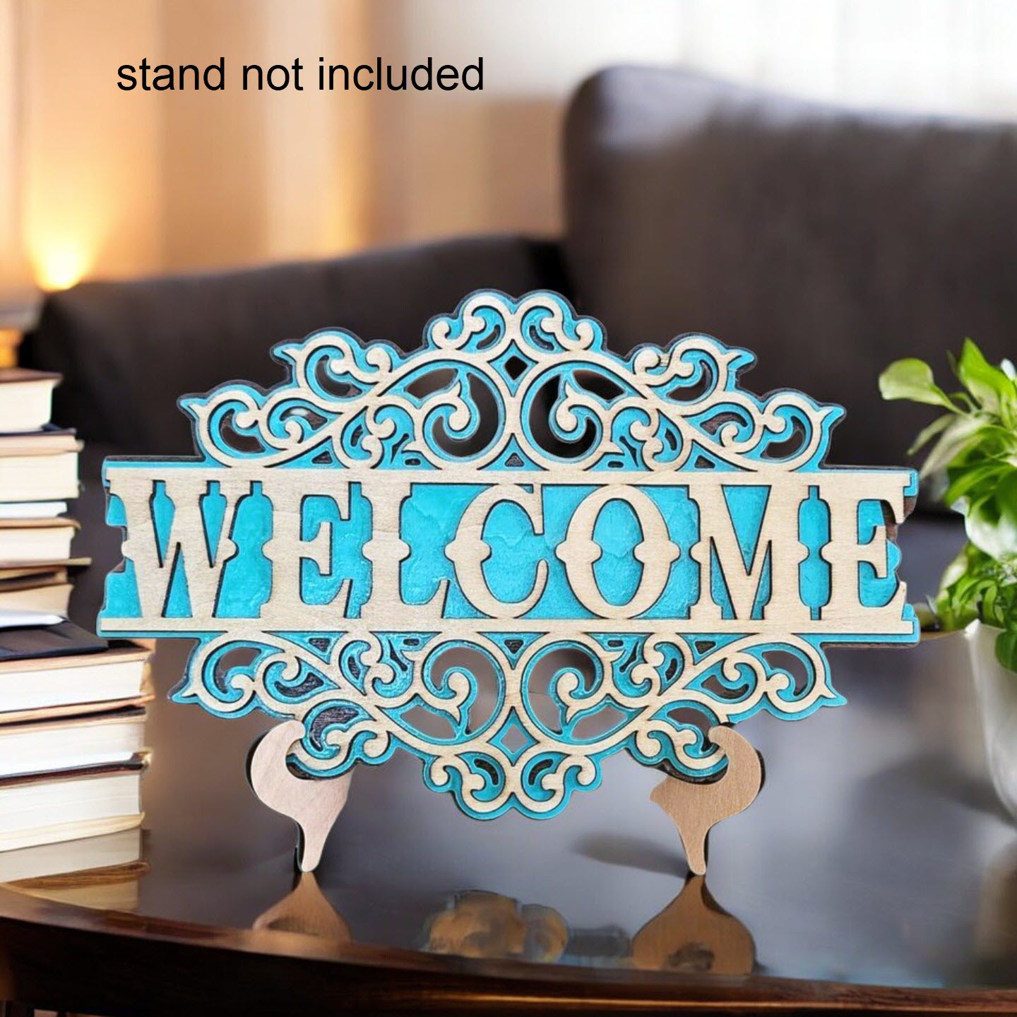 Turquoise Welcome Sign | MakerPlace by Michaels