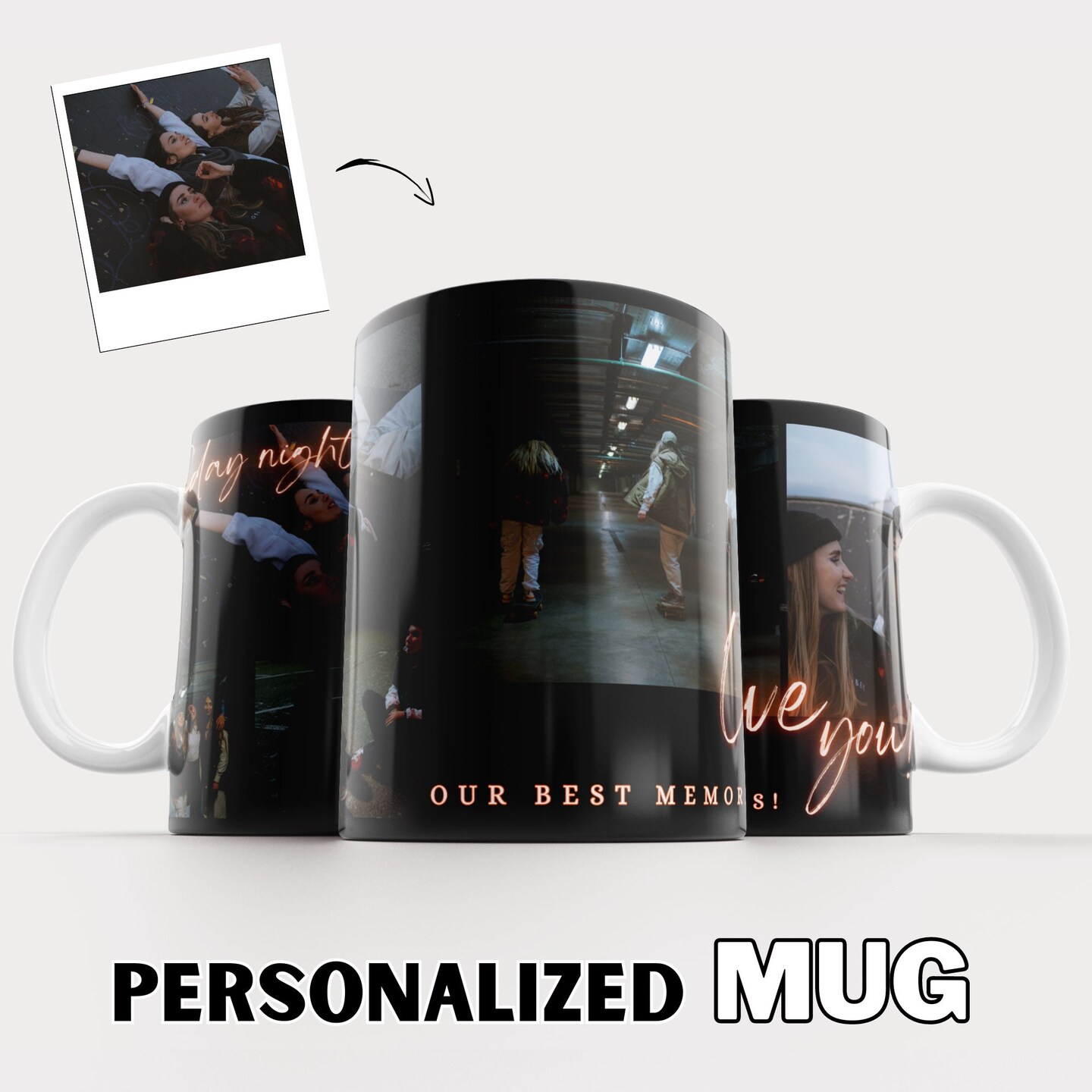Personalized Photo Collage Mug | Create a unique mug with a photo ...