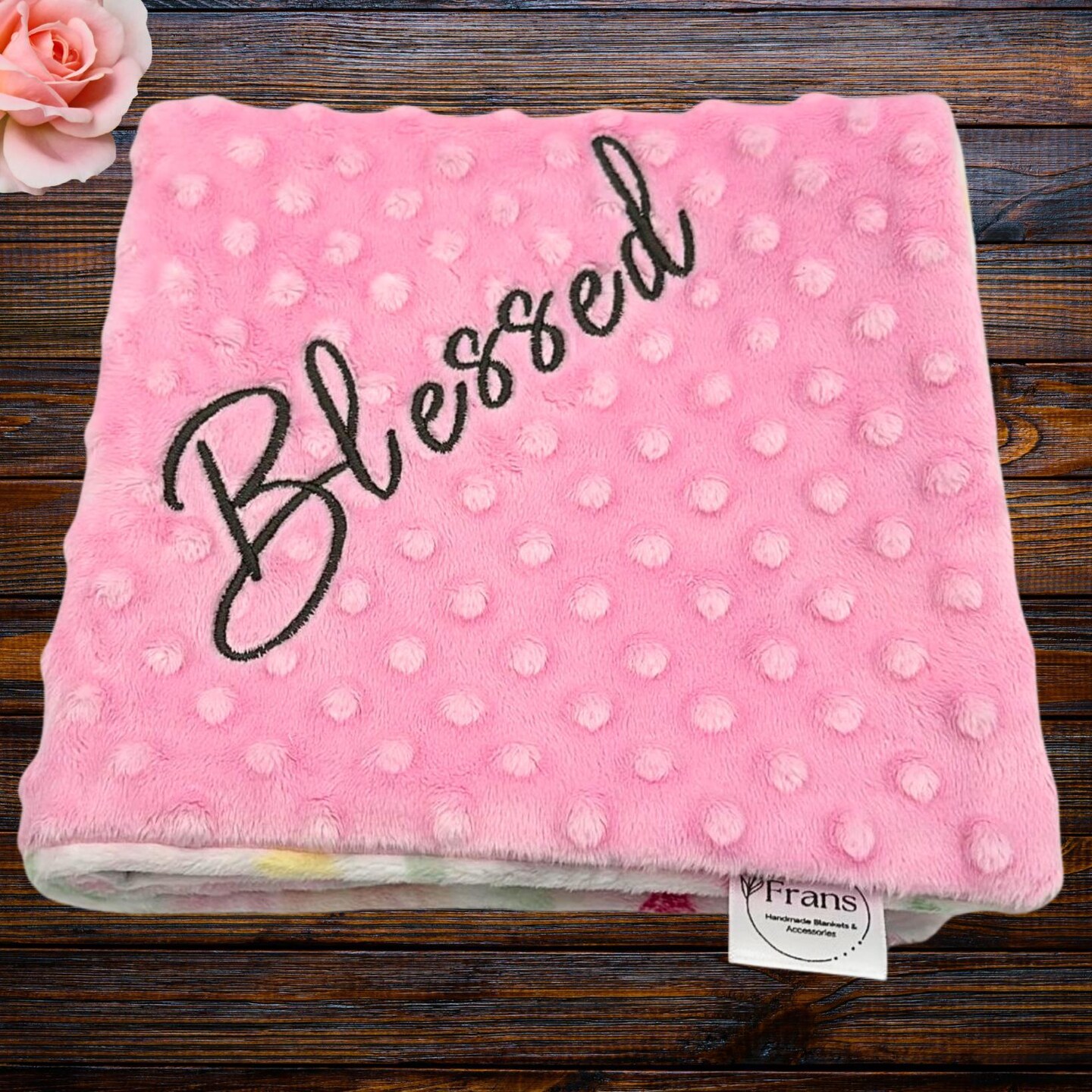 Blush Bloom Minky Baby Lovey: Perfect Travel Companion for Baby's ...