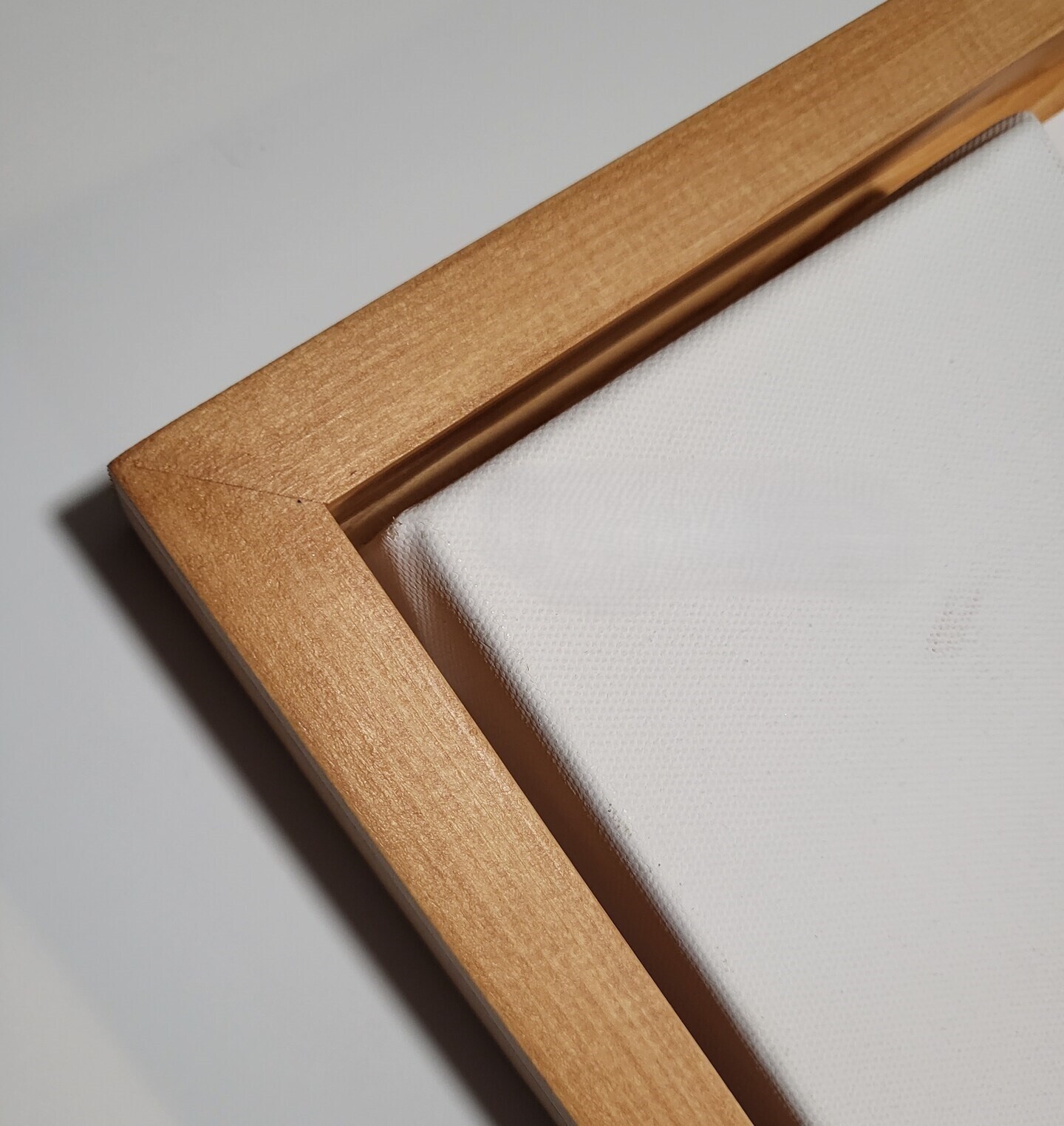 Gloss Gold Thick Border Canvas Floating Frame, Made-to-Order Canvas ...