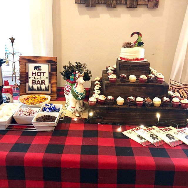 Handmade Wooden Cupcake Stand Tiered Cupcake Holder Wood Wedding Cake